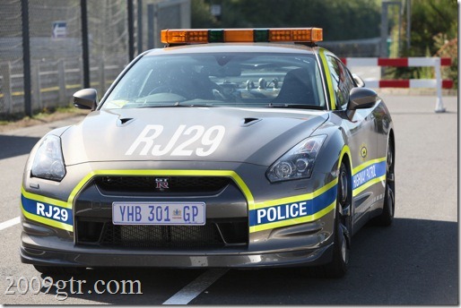 Nissan GT-R Police Cars for South Africa - 2009gtr.com
